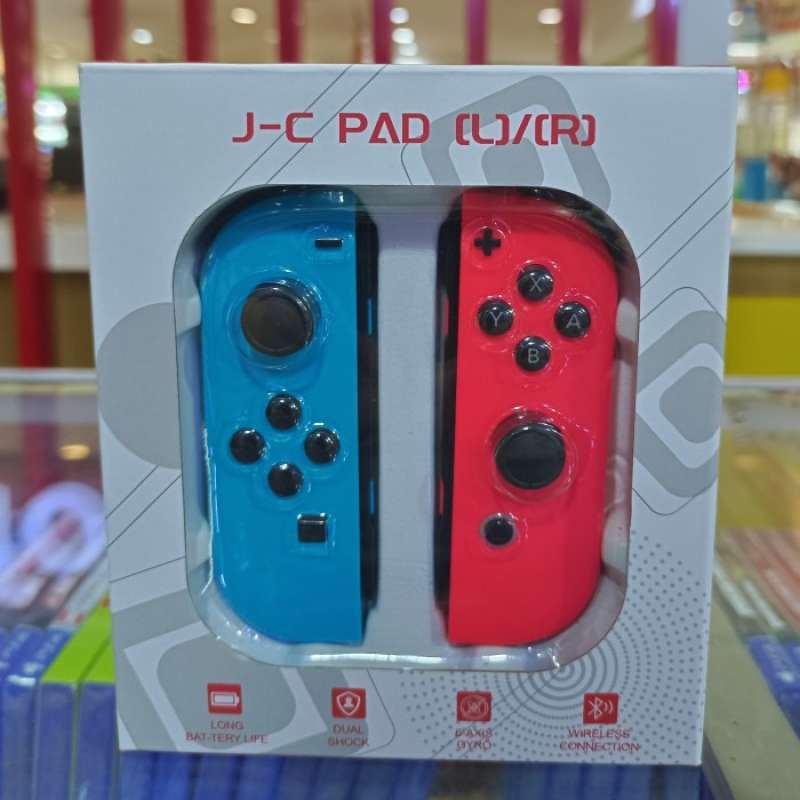 Promo Promo- Nintendo Switch Joy Con Joycon Wireless Controller R/l - Red/blue Diskon 50% Di ...