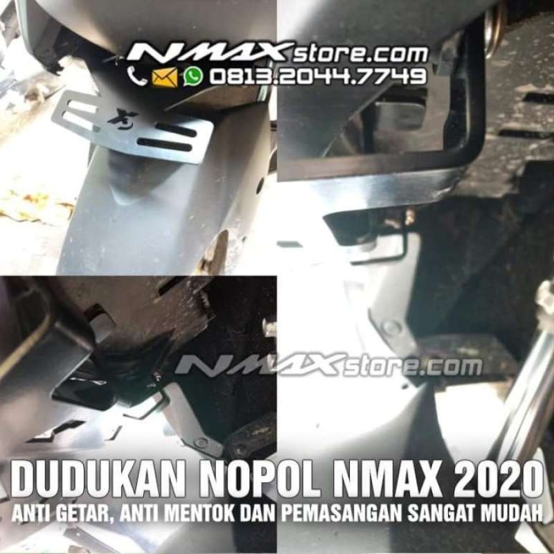 Promo Dudukan Plat Motor - Dudukan Plat No Nopol Yamaha Nmax 2020 Type ...