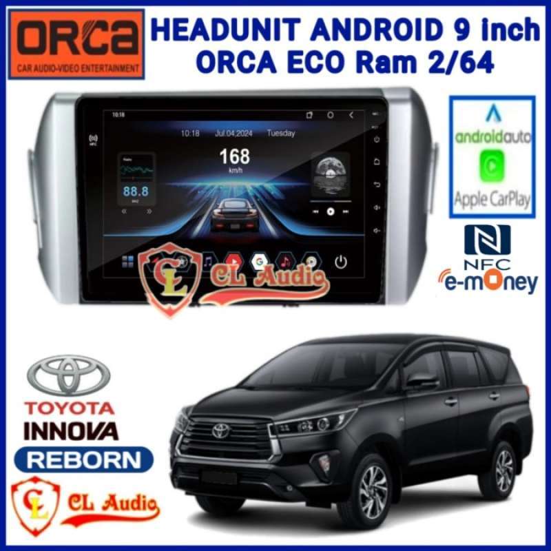 Promo Head Unit Android Orca Eco 9 Inch Oem Innova Reborn 2016 Up Soket ...