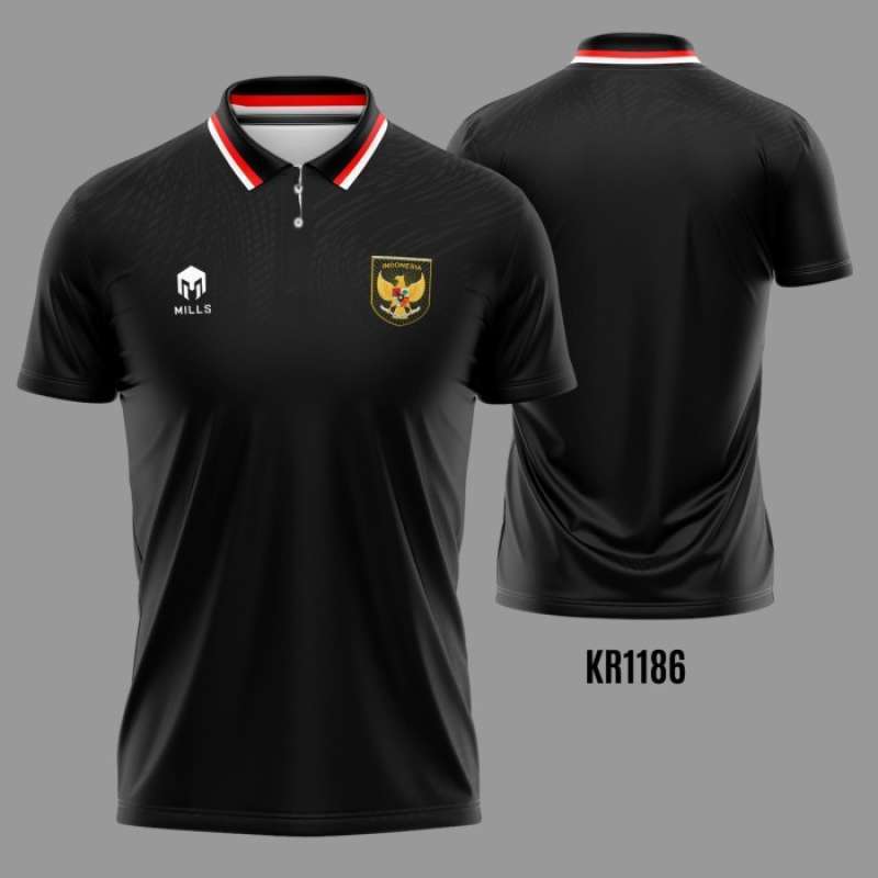 Promo Jersey Timnas Indonesia Mills Player Issue Third Black Kr1186 ...