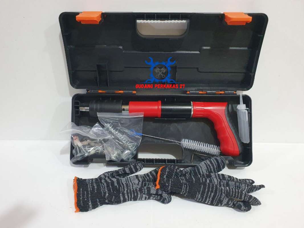 Promo Gun Ramset Set Nail Gun Stamset Ramset Mesin Tembak Paku Beton ...