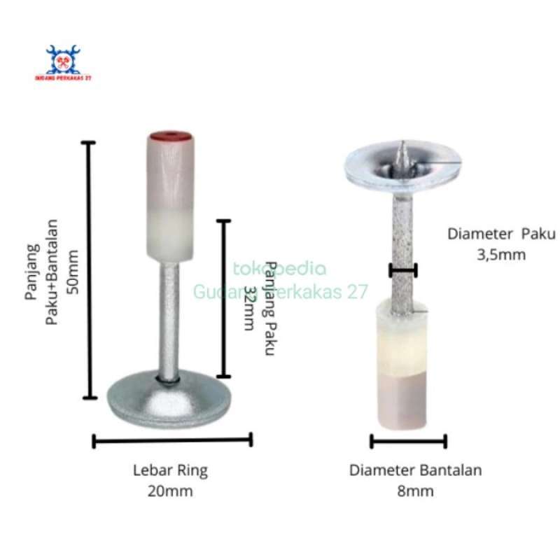 Promo Paku Ramset 8.5mm X 32mm Pin Refill Paku Ramset Paku Beton ... Promo Paku Ramset 8.5mm X 32mm Pin Refill Paku Ramset Paku Beton ...