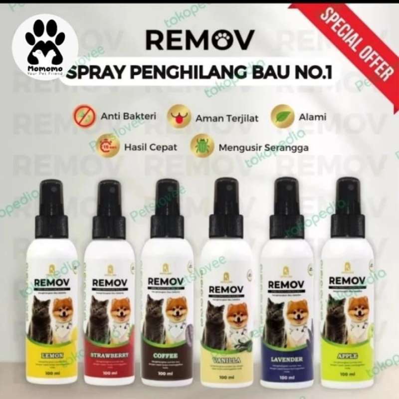 Jual Remov Anti Bau 100ml Kucing Dan Anjing - Coffee Di Seller Momomo ...