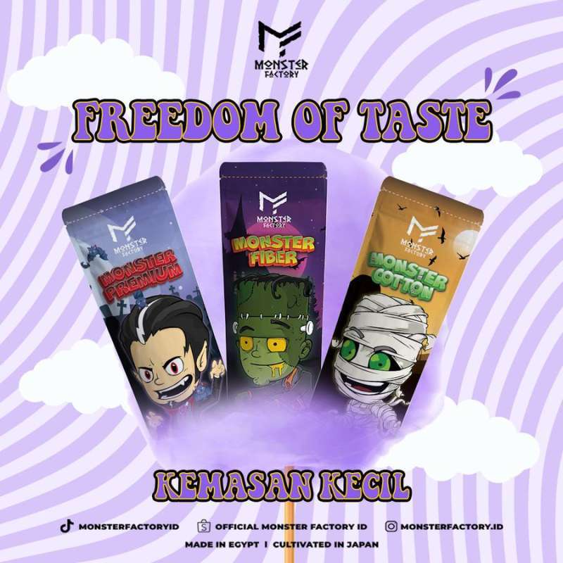 Jual Monster Factory - All Varian - Kemasan Kecil - Kapas Fiber Ligwid ...