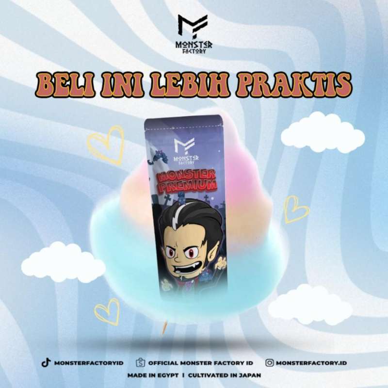 Jual Monster Factory - All Varian - Kemasan Kecil - Kapas Fiber Ligwid ...
