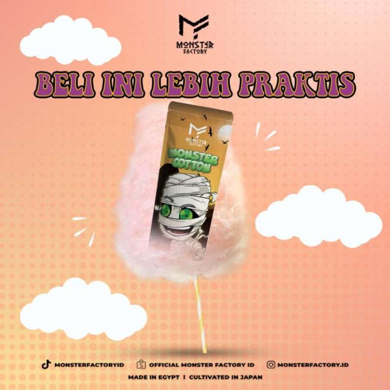 Jual Monster Factory - All Varian - Kemasan Kecil - Kapas Fiber Ligwid ...