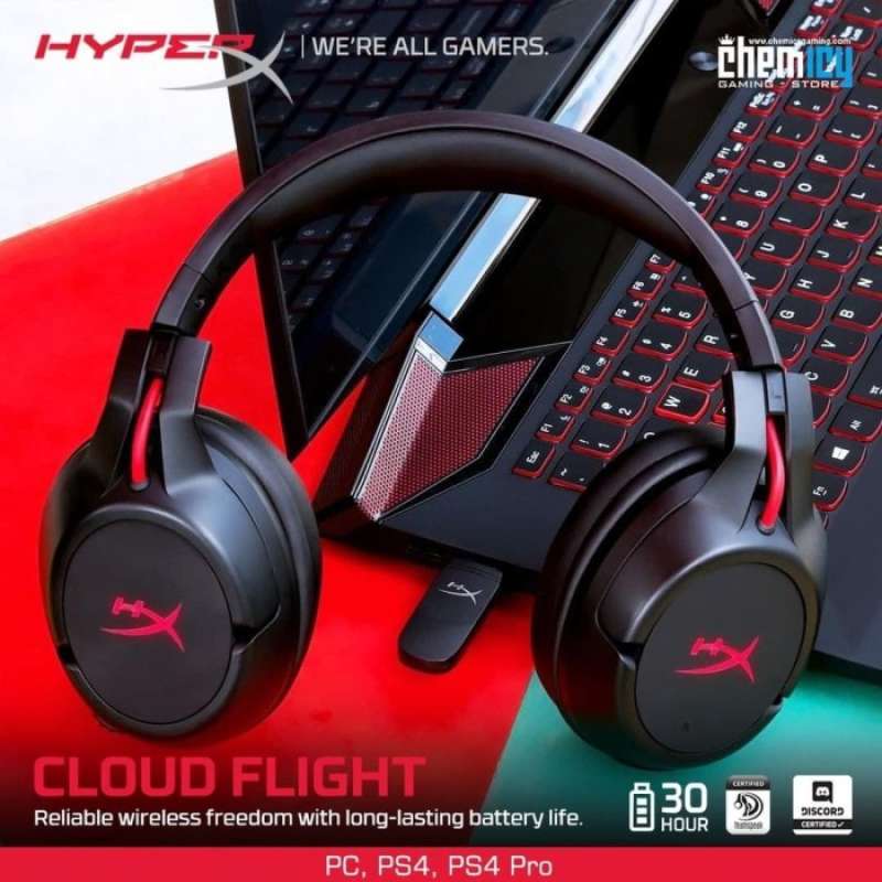 Promo Hyperx Cloud Flight Wireless Gaming Headset Diskon 33% Di Seller ...