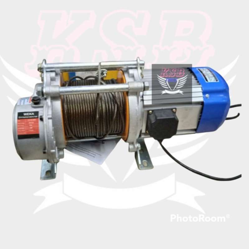 Promo Promo- Electric Winch Hoist 1500 Kg Heavy Duty Katrol Listrik 220 ...