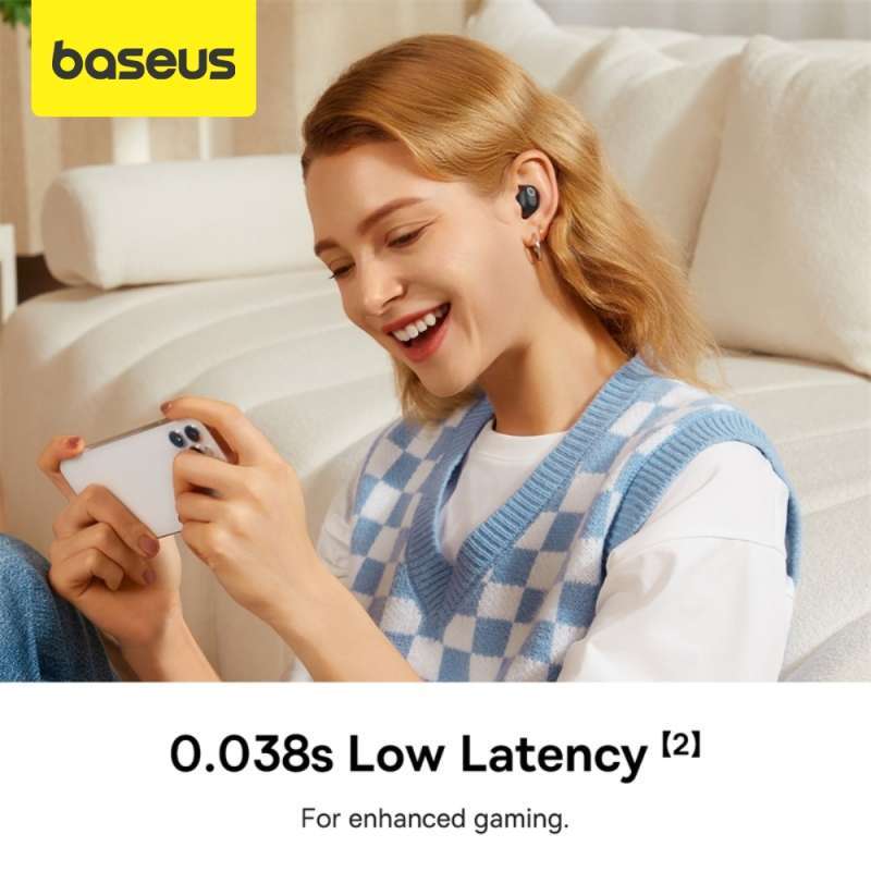 Jual Baseus Bowie Wm05 True Wireless Bluetooth Earphone Earbuds Tws Anc ...