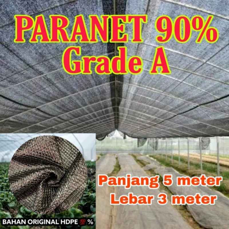 Jual Paranet 90% Import Panjang 5 Meter X Lebar 3 Meter Jaring Paranet ...