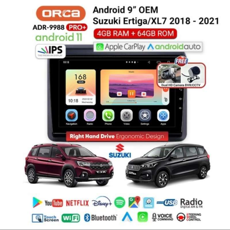 Promo Headunit Android Orca Adr 9988pro+ Dvr Gen2 Oem Suzuki Xl7/suzuki ...