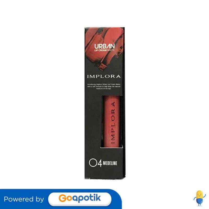 Jual Implora Urban Lip Cream Matte 04 Medeline Di Seller Apotek Budi ...