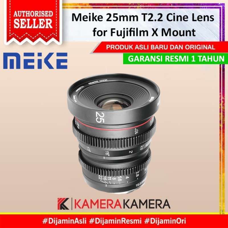 Promo Meike Mk-25mm T2.2 Cine Lens For Fujifilm X Mount Diskon 23% Di Seller Guinevere Store ...