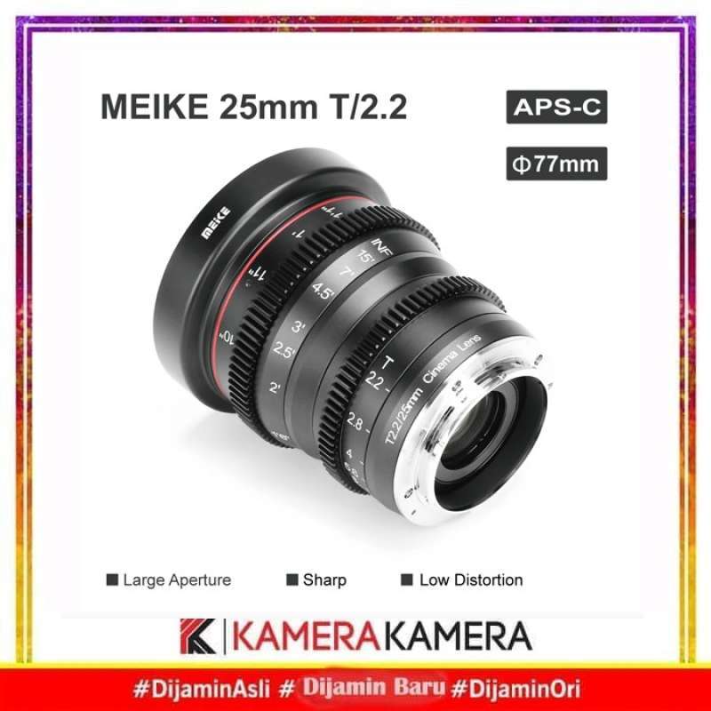 Promo Meike Mk-25mm T2.2 Cine Lens For Fujifilm X Mount Diskon 23% Di Seller Guinevere Store ...