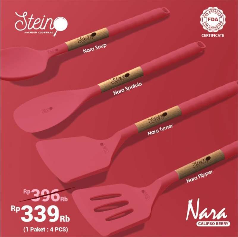 Jual Sutil Besar/sendok Sayur/spatula Stainless/sendok Saring Muliya ...