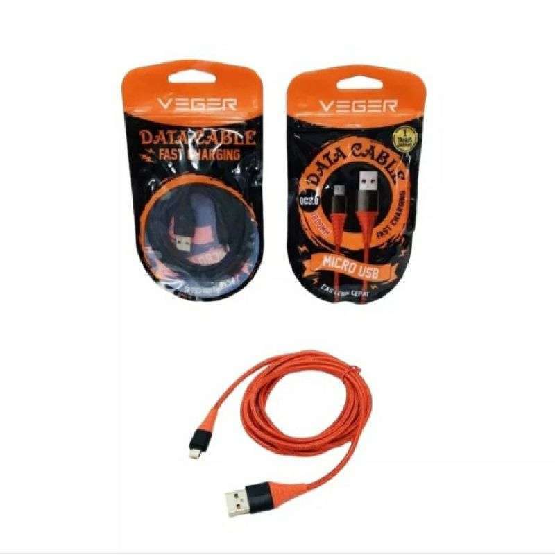 Jual Cable Data Veger Vg-18 Usb Type - C / Micro / Lightning 100cm/qc.3 ...