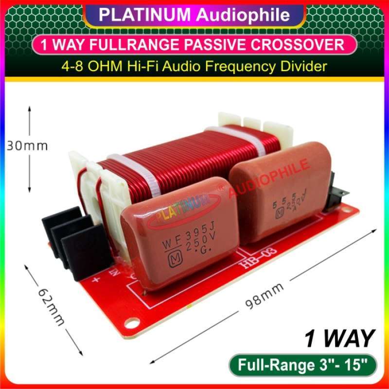 Promo Crossover Pasif 2 Way Passive Speaker Crossover Bass Treble ...
