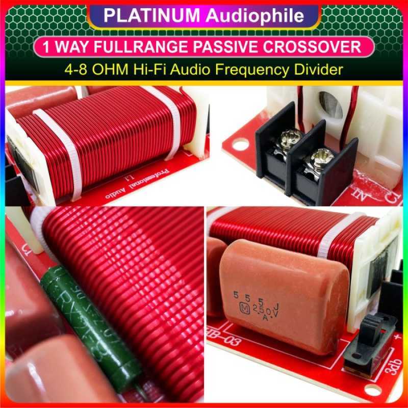 Promo Crossover Pasif 2 Way Passive Speaker Crossover Bass Treble ...