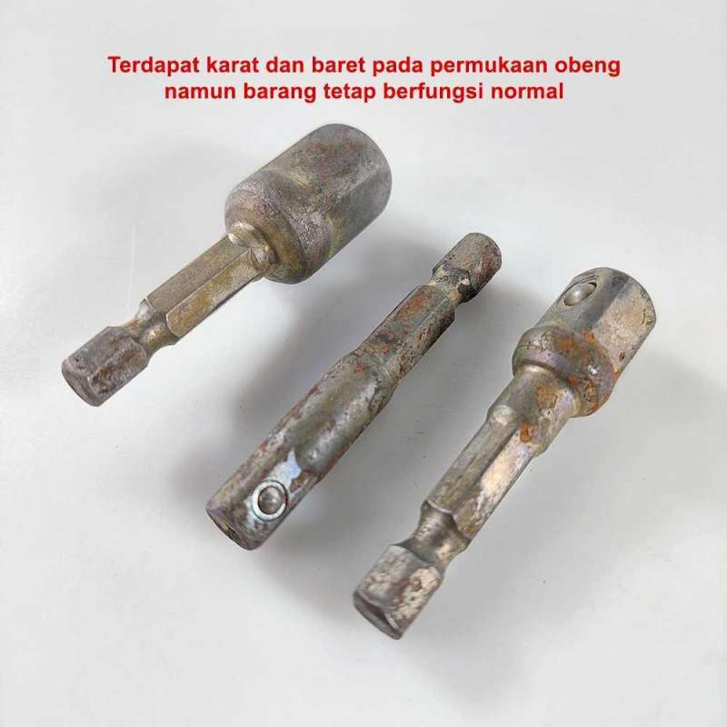 Jual Jgng Mata Obeng Adapter Hex Shank Convertible Joint 3pcs [obral ...