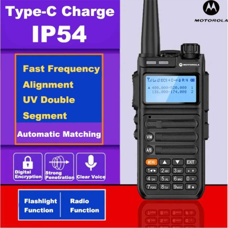 Promo Walkie Talkie Ht Motorola X9 Terbaru 2023 Dual Band Vhf/uhf Anti ...