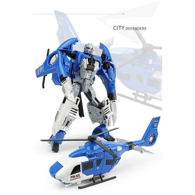 Jual Ky Mainan Action Figure Helikopter Transformer Deformation Robot ...