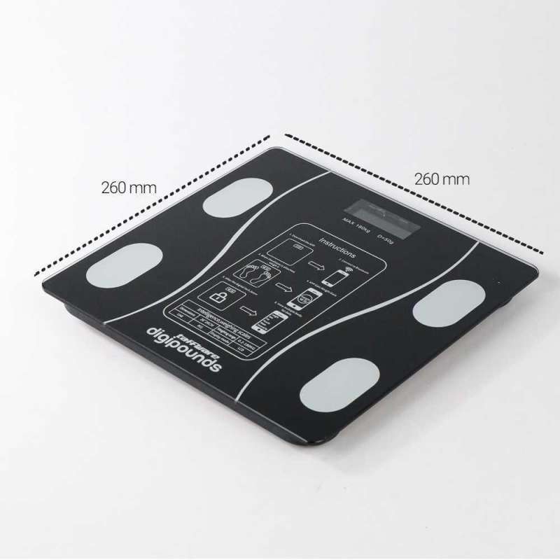 Jual Timbangan Badan Digital Scale Temperature 180kg Sh-y01-u1 Timbngan ...