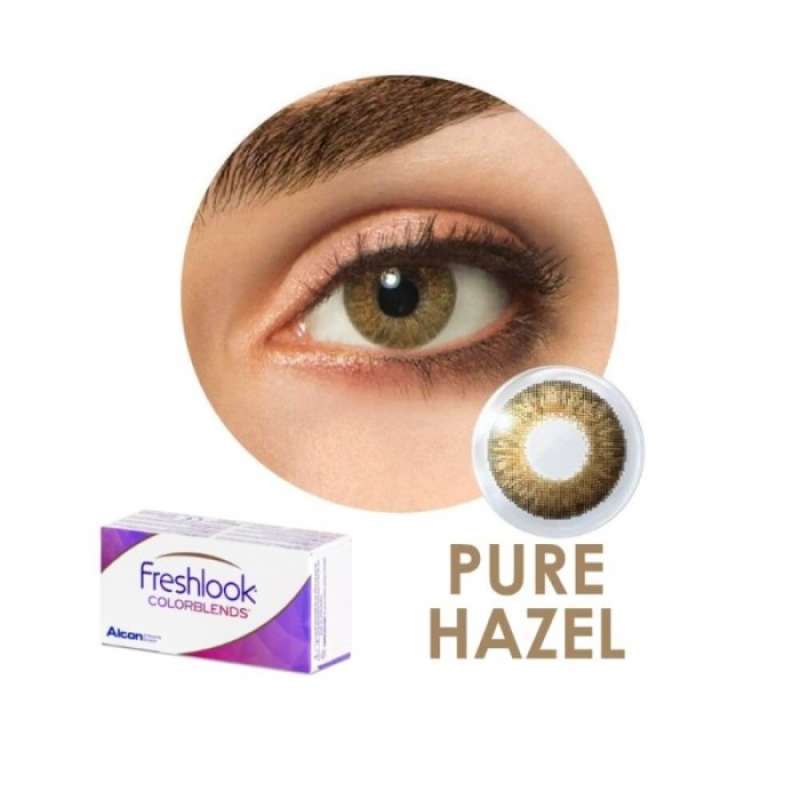 Promo Freshlook Alcon Fresh Look Color Blends Softlens Pure Hazel - -3. ...