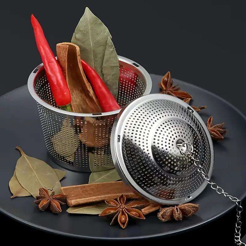 Jual Moonbiffy Saringan Teh Bumbu Rempah Stainless Steel Reusable ...