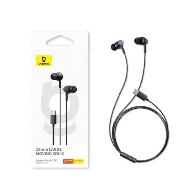 Jual Baseus Handsfree Encok Cz11 Type -c Garansi Resmi Di Seller ...