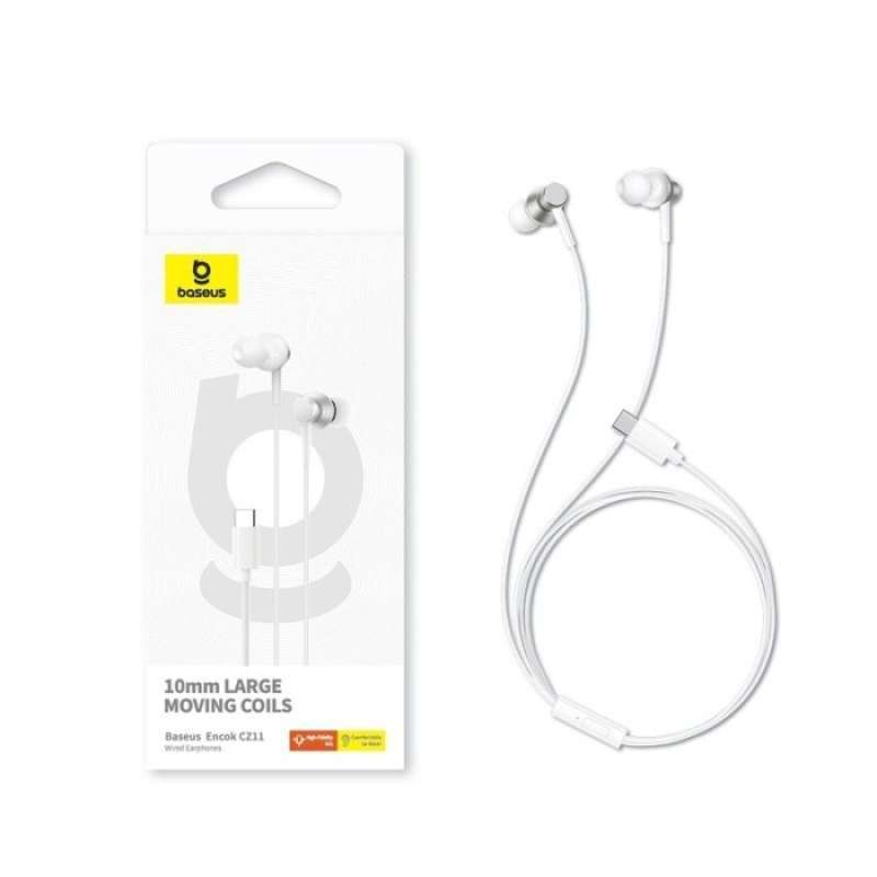 Jual Baseus Handsfree Encok Cz11 Type -c Garansi Resmi Di Seller ...