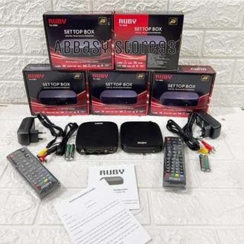 Jual Set Top Box Tv Digital Murah Ruby Stb Bukan Matrix Luby El101 Di Seller Circlet ...