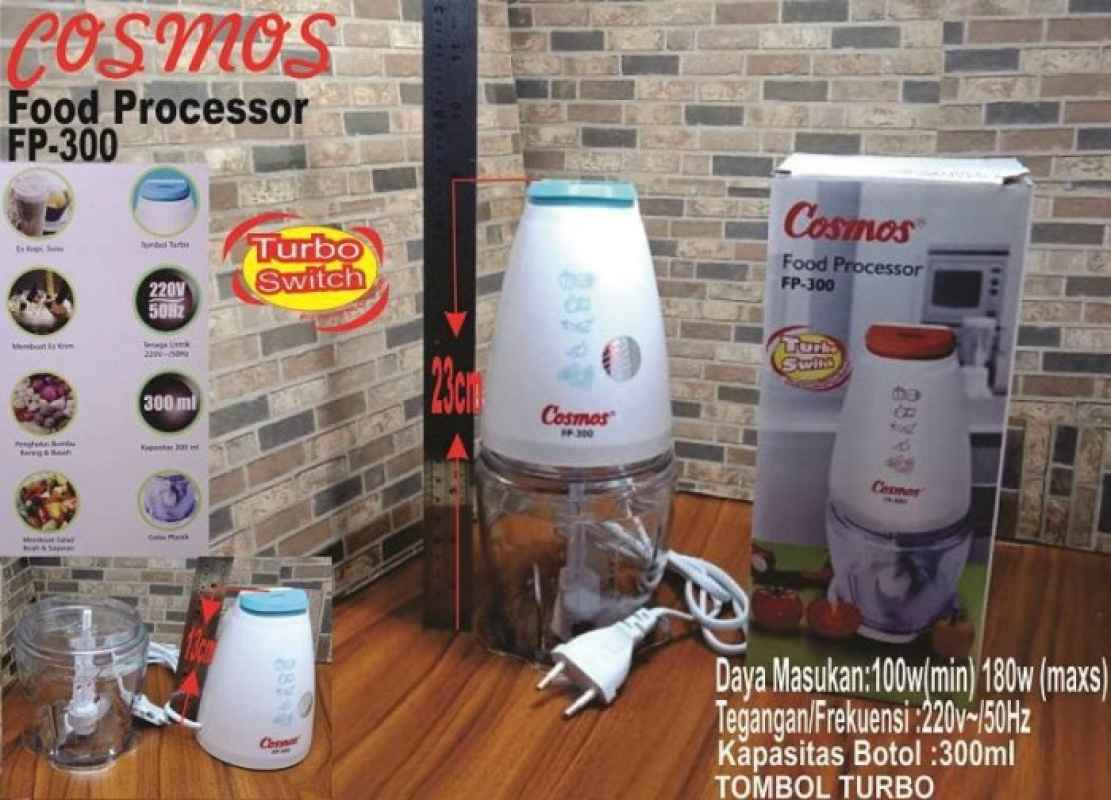 Jual Blender Mini Penghalus Food Processor Cosmos Fp 300 - Biru Di ...