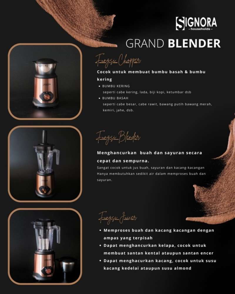 Jual Grand Blender Signora Di Seller Circlet - Cengkareng Timur, Kota ...