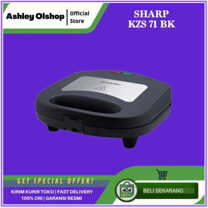 Jual Pemanggang Roti Sharp Toaster Kzs 71 Bk Sharp Multiplate Sandwich[ori] Di Seller Circlet ...