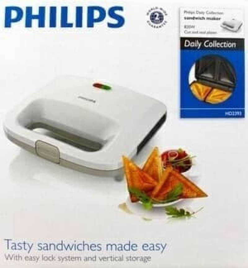 Jual Philips Sandwich Maker Toaster Jepit Roti Bakar Toast Bread ...