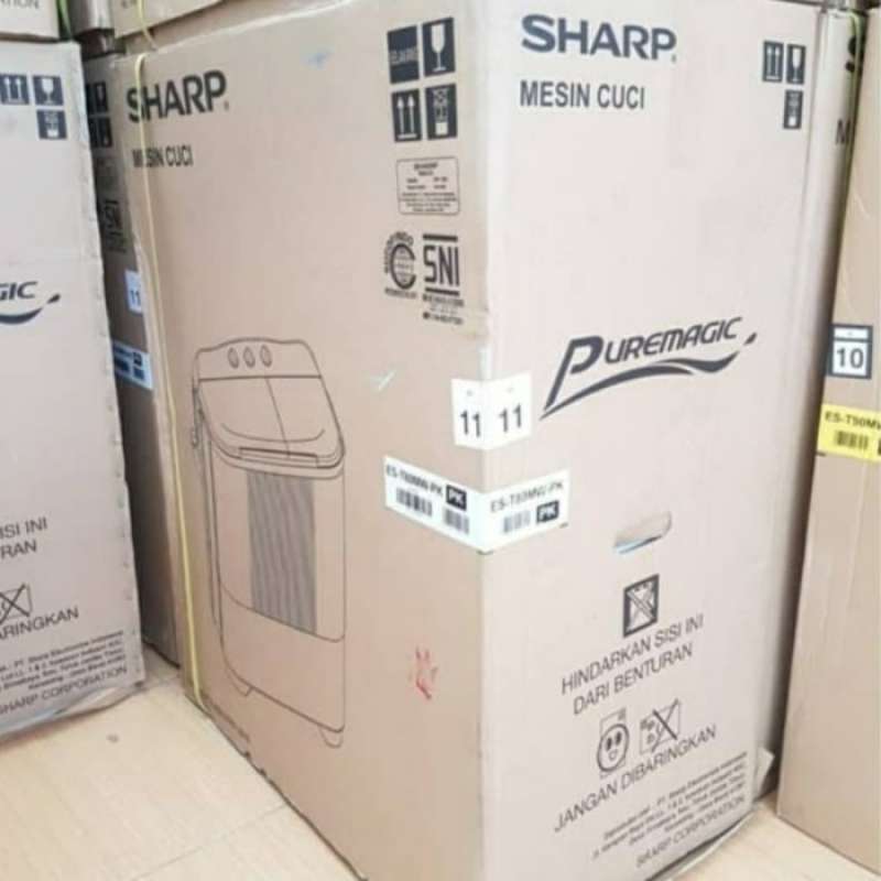 Jual Sharp Mesin Cuci 2 Tabung 8kg Est-80mw (sby-sda-gresik Only) Di ...