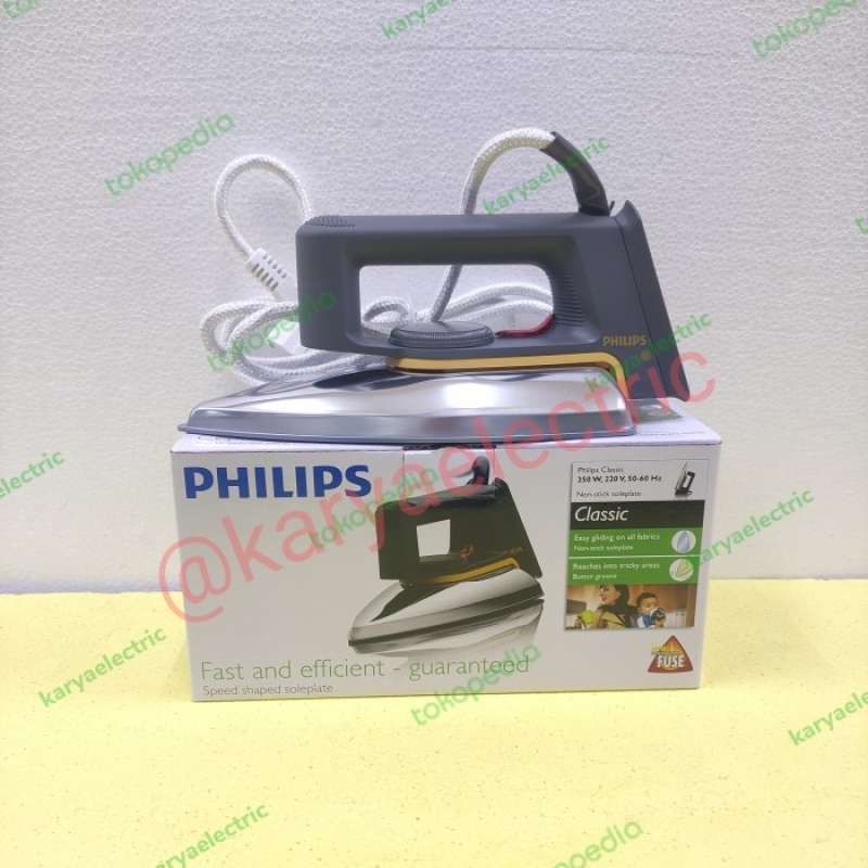 Jual Setrika/ Gosokan Listrik Philips Classic Hd-1172 Original Di ...