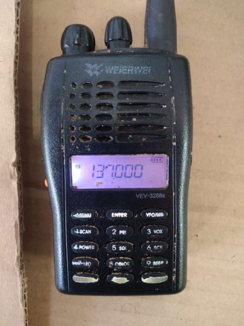 Jual Handy Talky Normal Bekas Weierwei Vev-3288s Vhf Unit Saja Ht Brik Di Seller Circlet ...