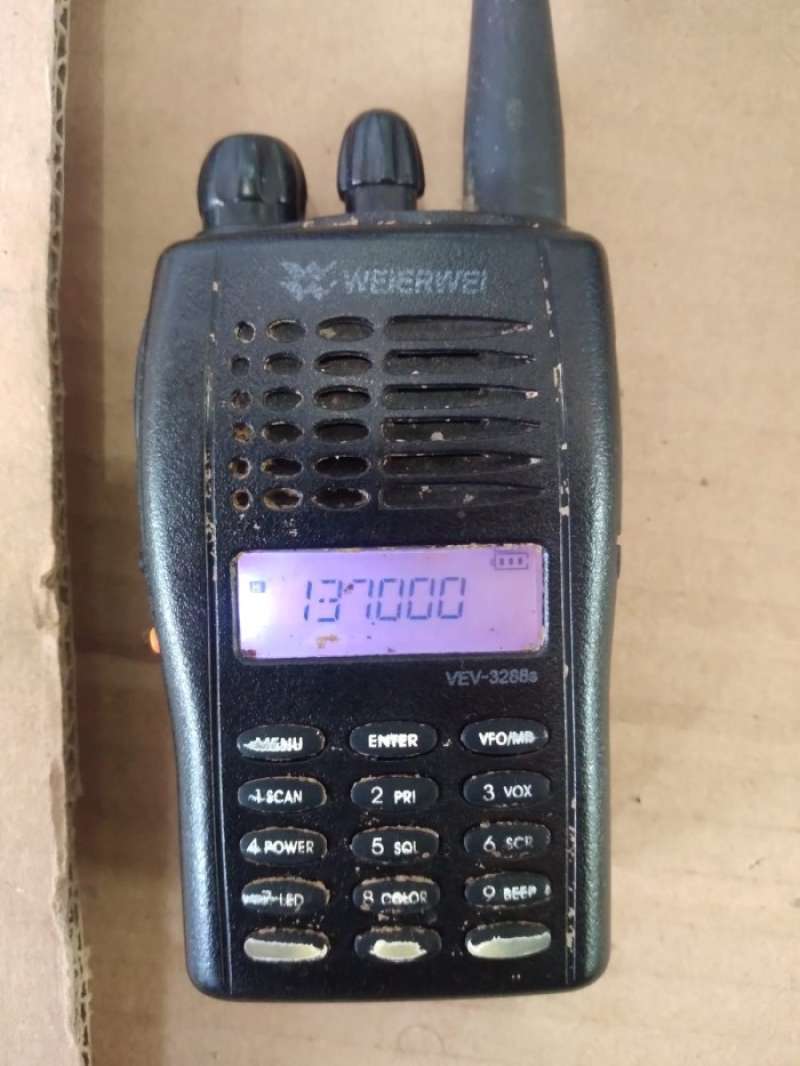 Jual Handy Talky Normal Bekas Weierwei Vev-3288s Vhf Unit Saja Ht Brik Di Seller Circlet ...
