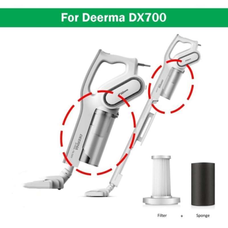 Jual Part Saringan Debu Hepa Filter Deerma Vacum Cleaner Derma Dx810 ...