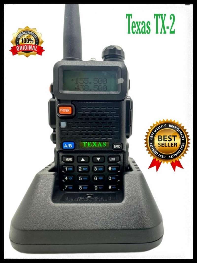 Jual Ht Texas Tx-2 /sama Uv5r Walkie Talkie Premium Jarak Jauh Di ...