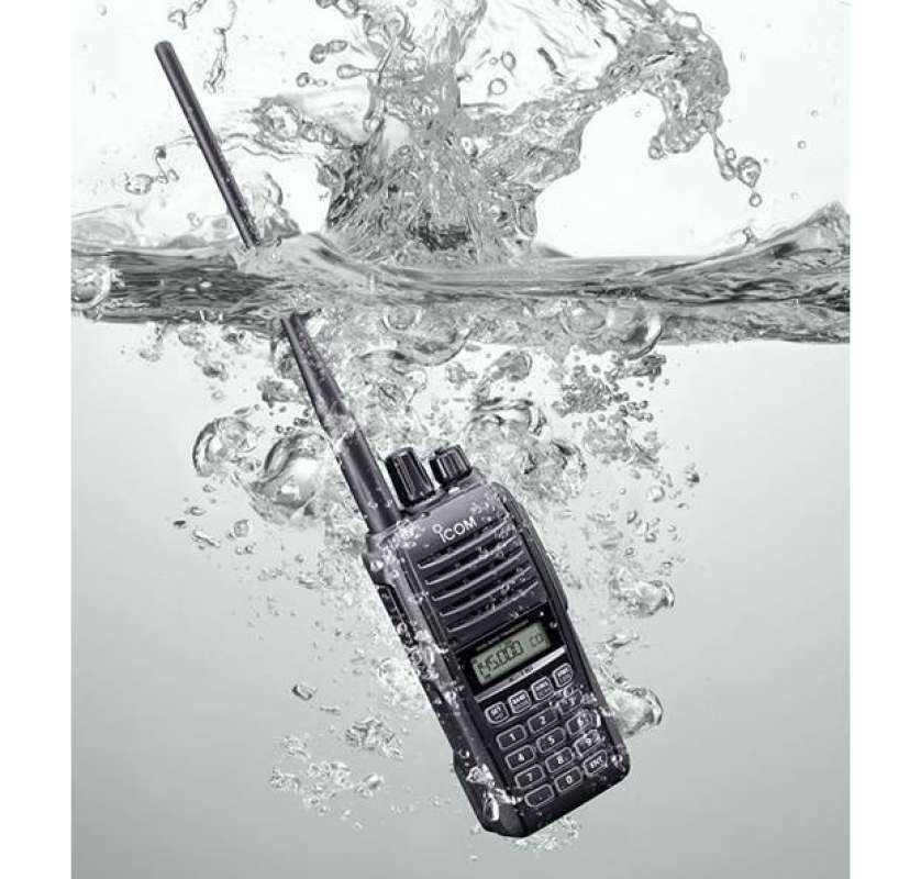 Jual Icom Ic-t10 Ht Dual Band Ip67 Handheld Radio Ict10 136-174 400-479 ...