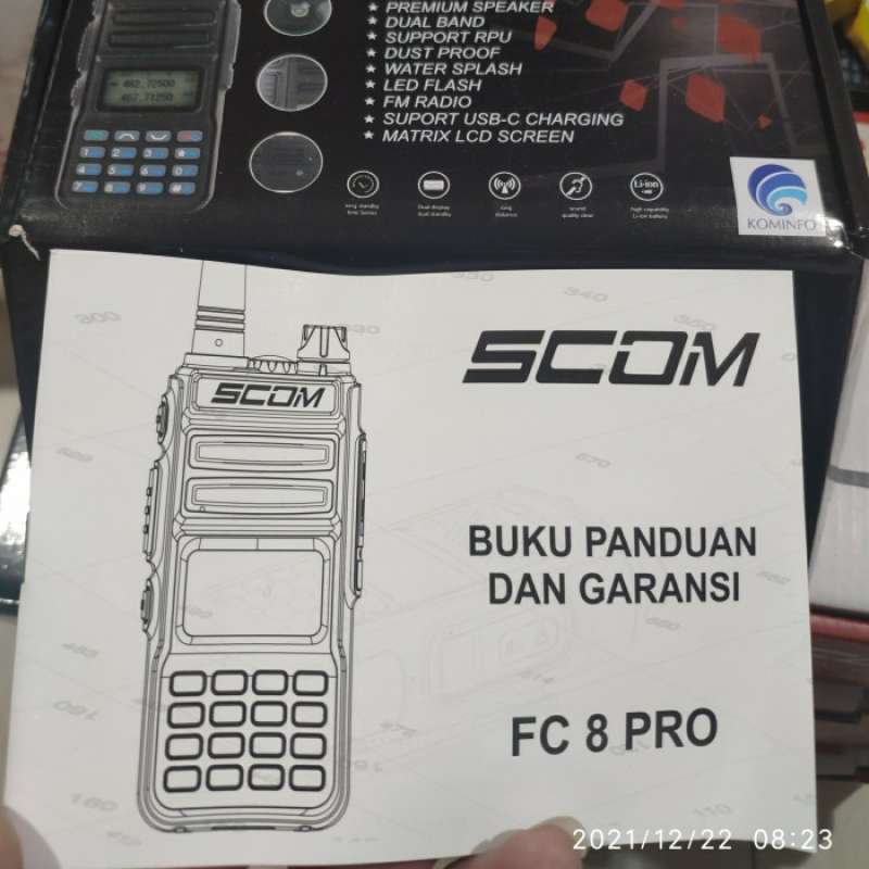 Jual Ht Scom Fc8 Pro Dual Band Fast Charging Usb C Type Ijin Resmi Kominfo Di Seller Circlet ...