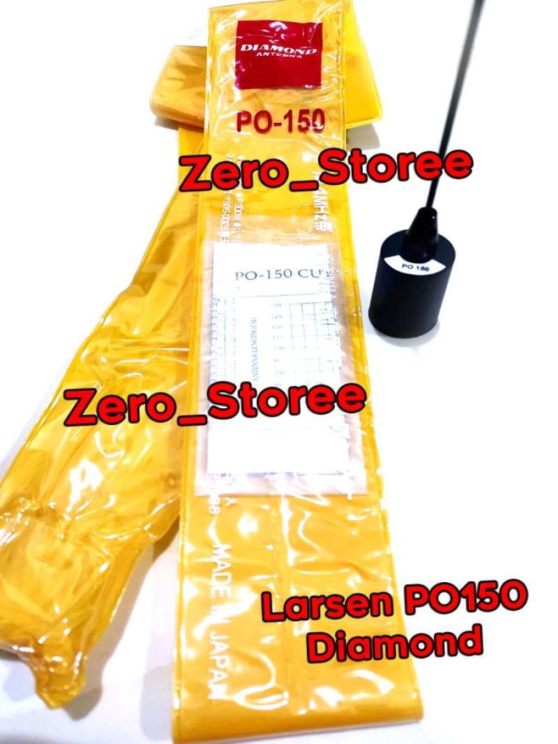 Jual Rig Antena Mobil Larsen Po150 Po-150 Diamond Antenna Vhf Po 150 ...
