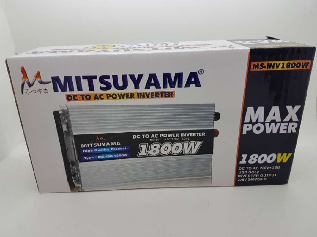 Promo Dc To Ac Power Inverter 1800watt Merk Mitsuyama With Usb 5v ...