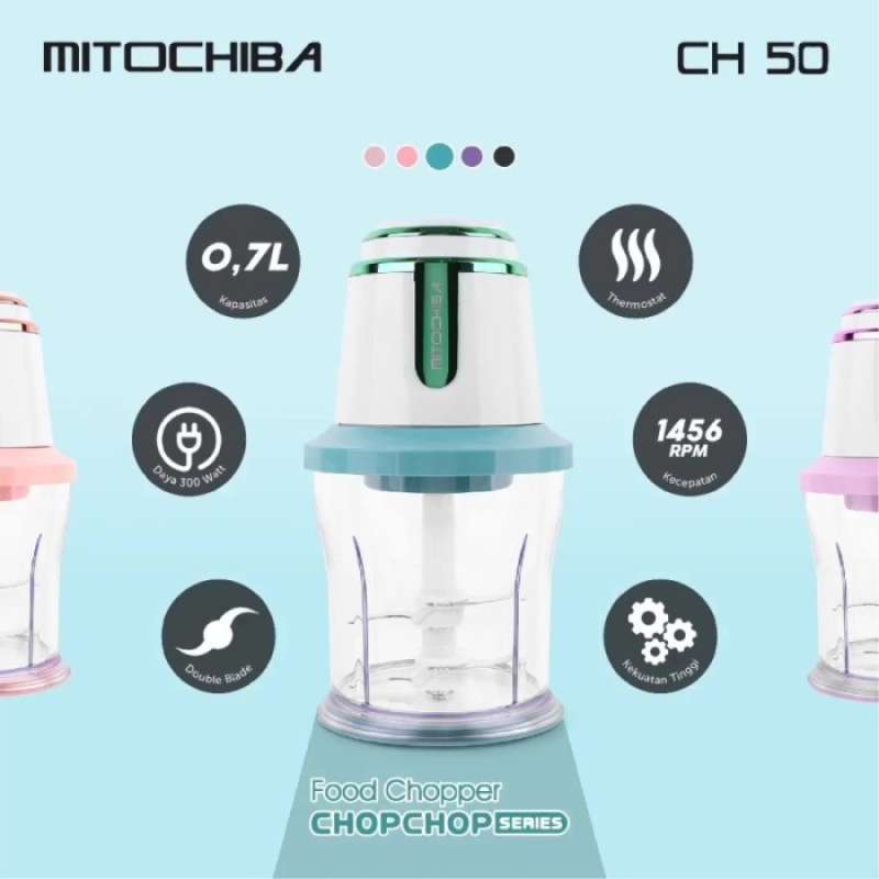Promo Mitochiba Food Chopper Ch-50 Kapasitas 0.7l Multifungsi Ch50 ...