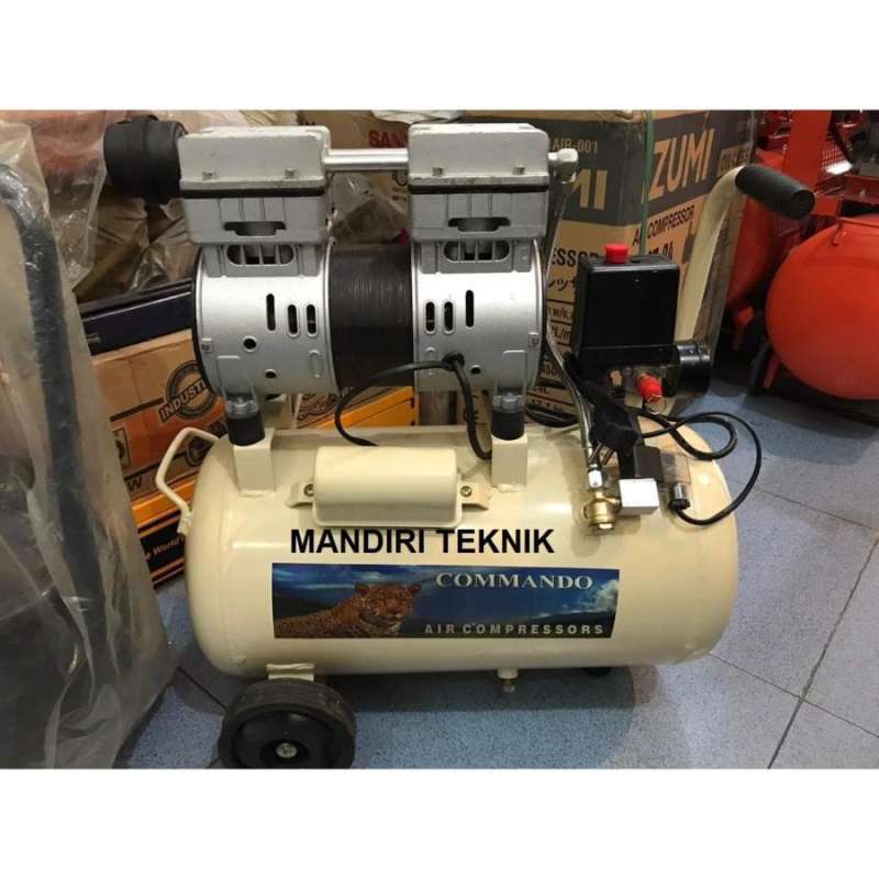 Jual Kompresor Angin Oilless 1hp Commando / Air Compressor Oilless 1hp ...