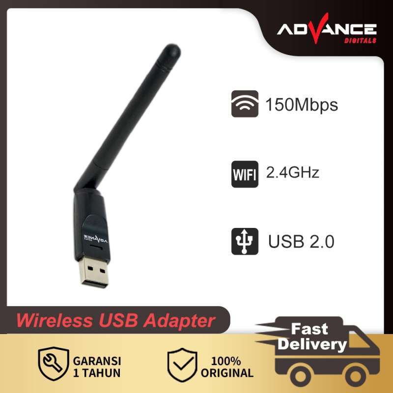 Promo Advance Dongle Wifi Adapter Wireless Usb Wifi Receiver Wf01 ...