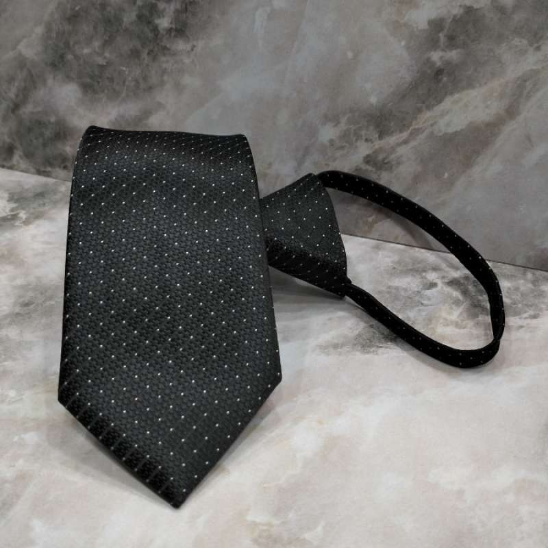 Jual Dasi Zipper Hitam Polos Dasi Instan Siap Pakai Dasi Pria Dasi ...