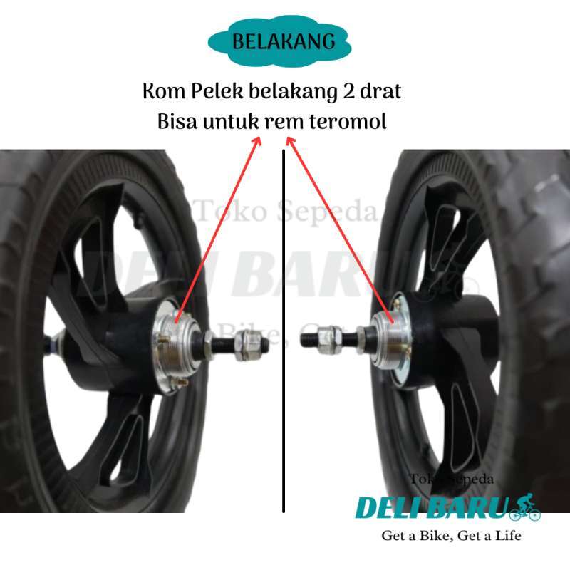 Jual Ban Buta Ban Busa Ban Mati Velg 12 Inch Depan Atau Belakang Komp ...